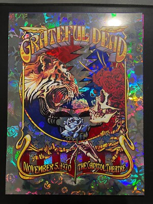Grateful Dead Port Chester 1970 by AJ Masthay - Rose Foil SOLD OUT #/50 ...