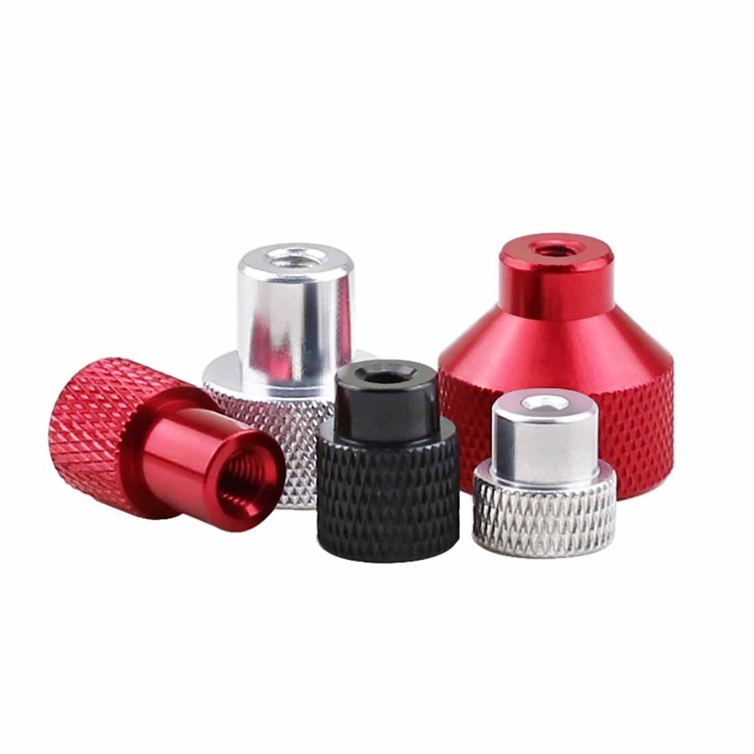 Aluminum Alloy M3 M4M M5 Circle High Knurled Thumb Nuts Hand Grip Knobs ...