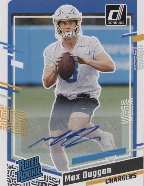 2023 Panini Donruss - Rated Rookie Max Duggan #352 Autographs (AU, RC ...