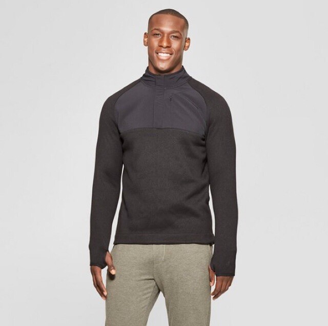 Men's Sweater Knit Fleece Quarter Zip - C9 Champion® XXL | eBay