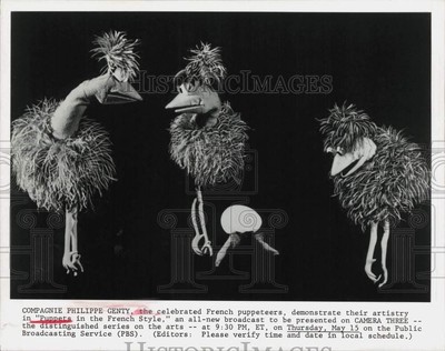 Press Photo French Puppeteers Compagnie Philippe Genty Puppets on ...