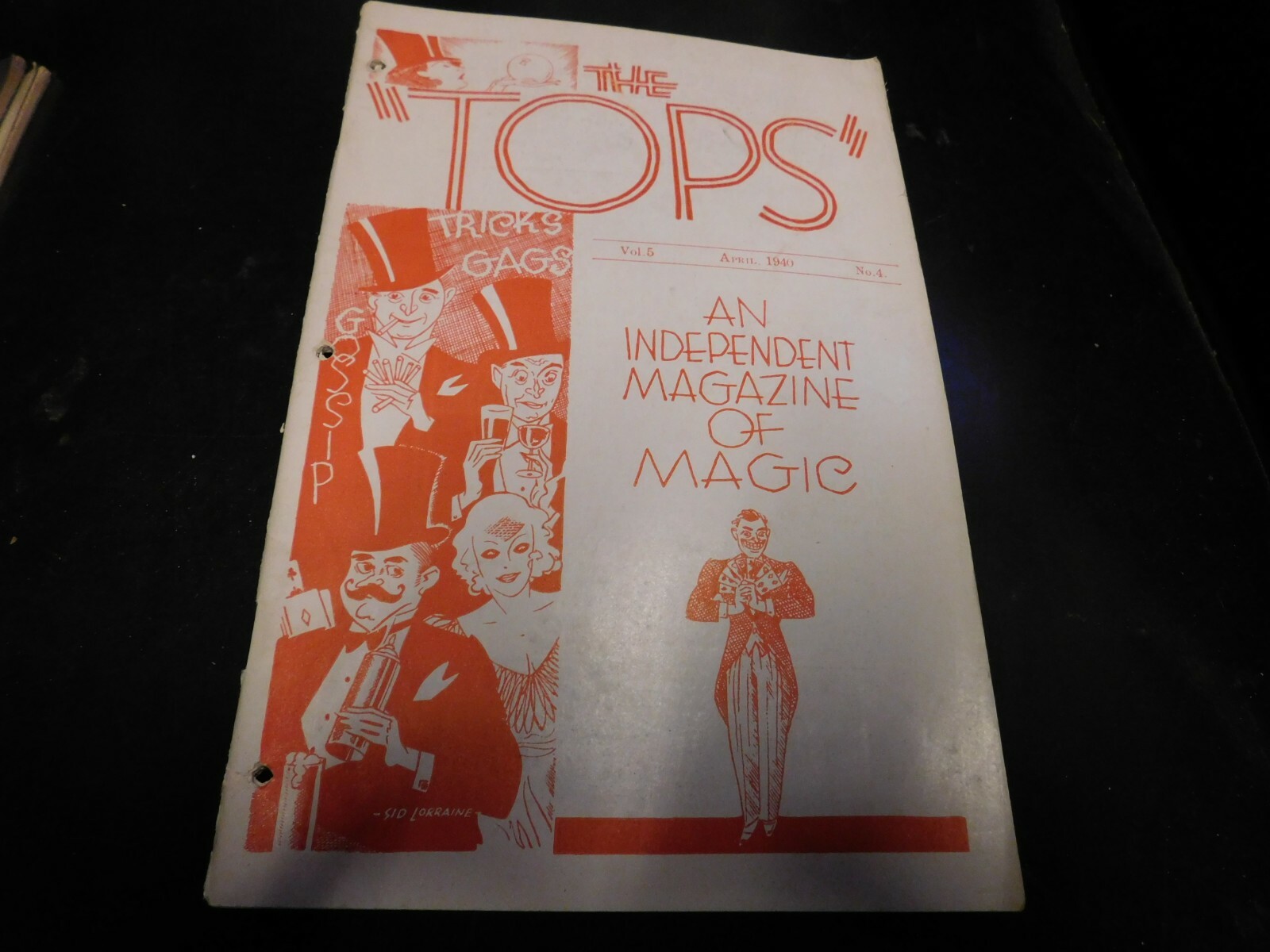 The Tops Independent Magazine Of Magic & Magicians 1940 April | eBay