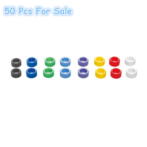50pcs Dental Silicone Instrument Color CODE RING autoclavable Large ...