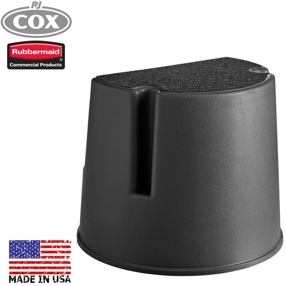 Rubbermaid 2523 Mobile Two-Step Mobile Steps elevated work platform on ...