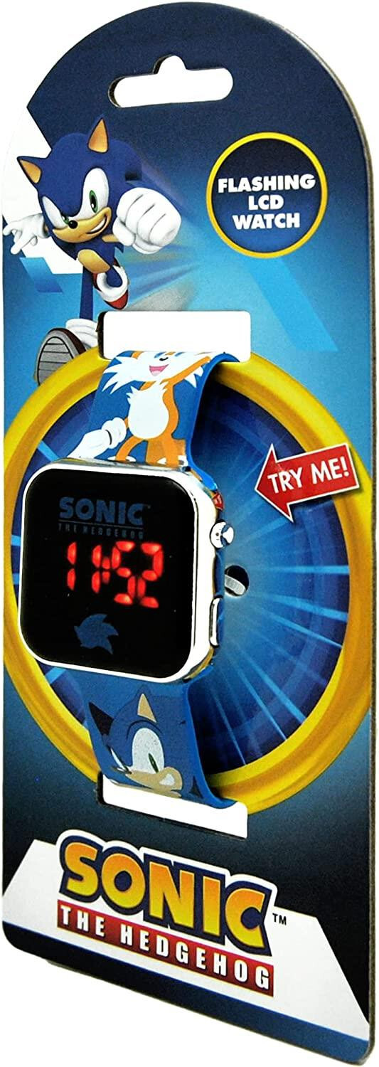 Sonic the Hedgehog Blue LED Watch with Silicon Strap | eBay