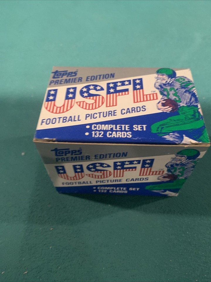 1984 Topps USFL Football 132 Card Complete Factory Set Kelly, Reggie ...