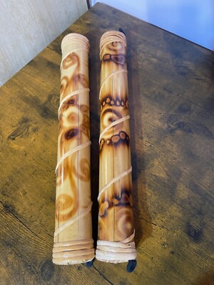 Wood Bamboo Rain Maker Stick Shaker 16" Musical Instrument | eBay