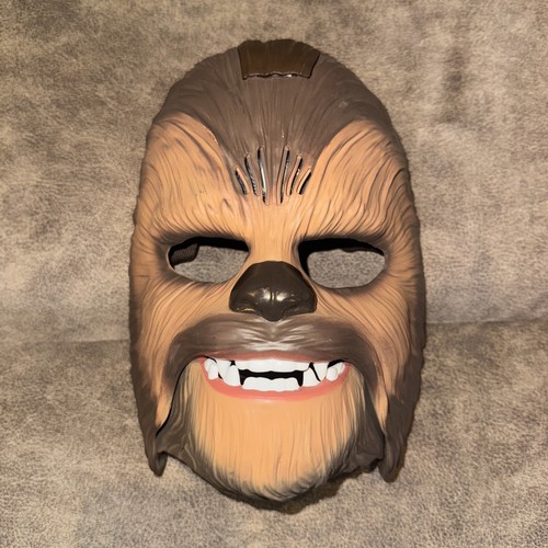 Star Wars CHEWBACCA MASK Electronic Talking Wookie 2015 Hasbro WORKS ...