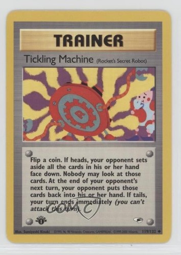 Tickling Machine 1st Ed. Pokemon Gym Heroes #119 2000 15fy | eBay