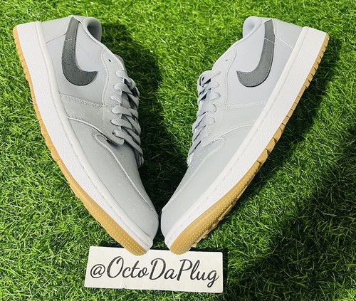 Nike Air Jordan 1 Retro Low Wolf Grey Golf Shoes Mens Sizes nby DD9315 ...