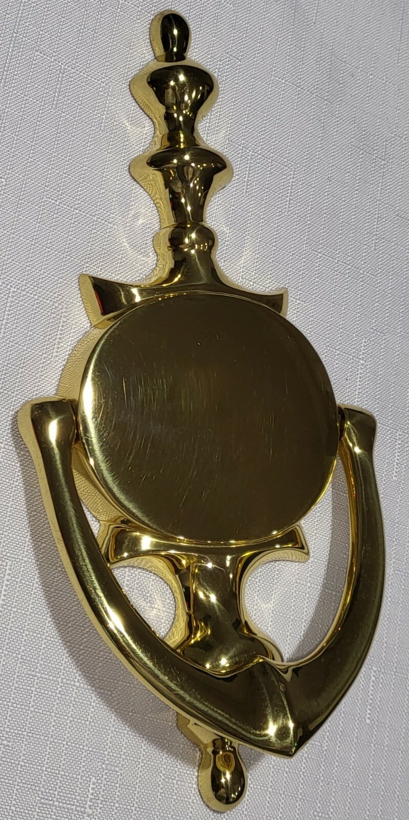 Lacovered Brass Imperial Door Knocker Gold Toned. never used, fine ...