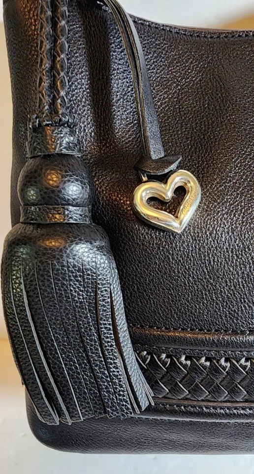 BRIGHTON FERRARA COLLECTION CALDERA TASSELED BUCKET HANDBAG,CROSSBODY ...