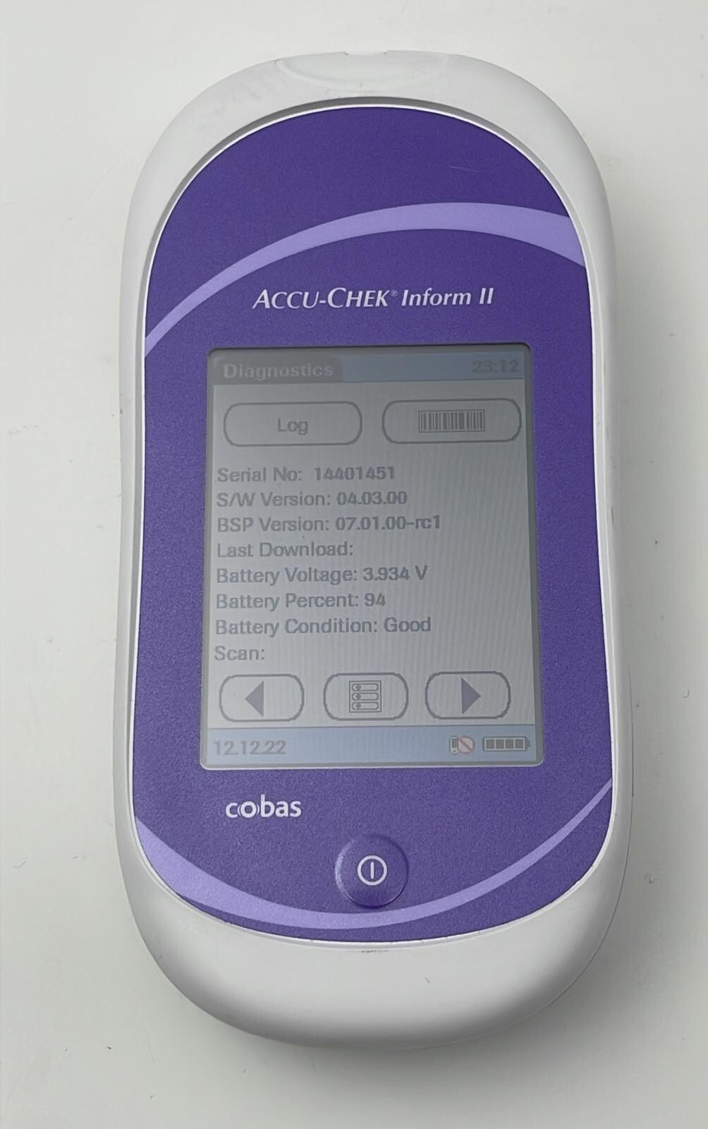 Roche Accu-Chek Inform II Cobas Glucose Meter 05060303 Monitor | eBay