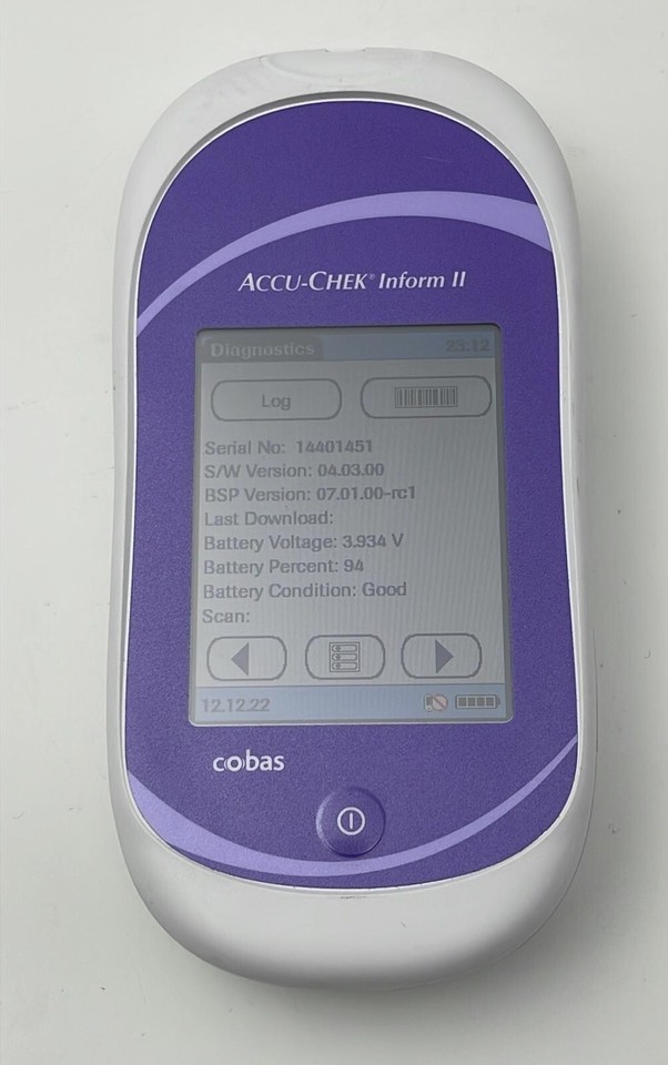 Roche Accu-Chek Inform II Cobas Glucose Meter 05060303 Monitor | eBay