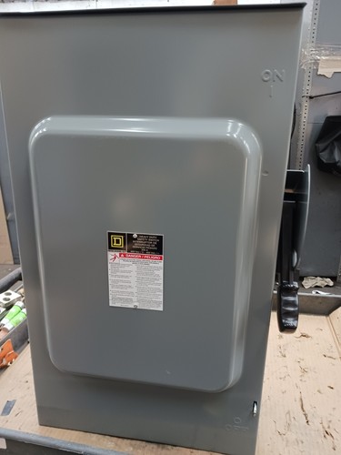 NEW SQUARE D HU364RB 200 AMP NON-FUSED SAFETY SWITCH 3P 600 VAC NEMA 3R ...