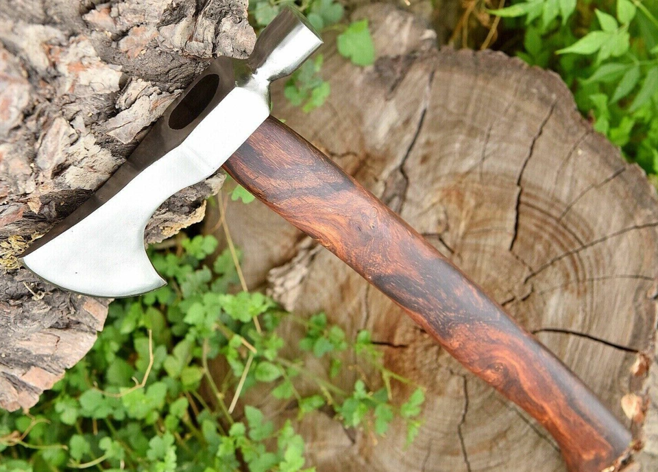 Custom Hand Made Tactical Axe Hatchet - Hand Forged High Carbon Steel ...