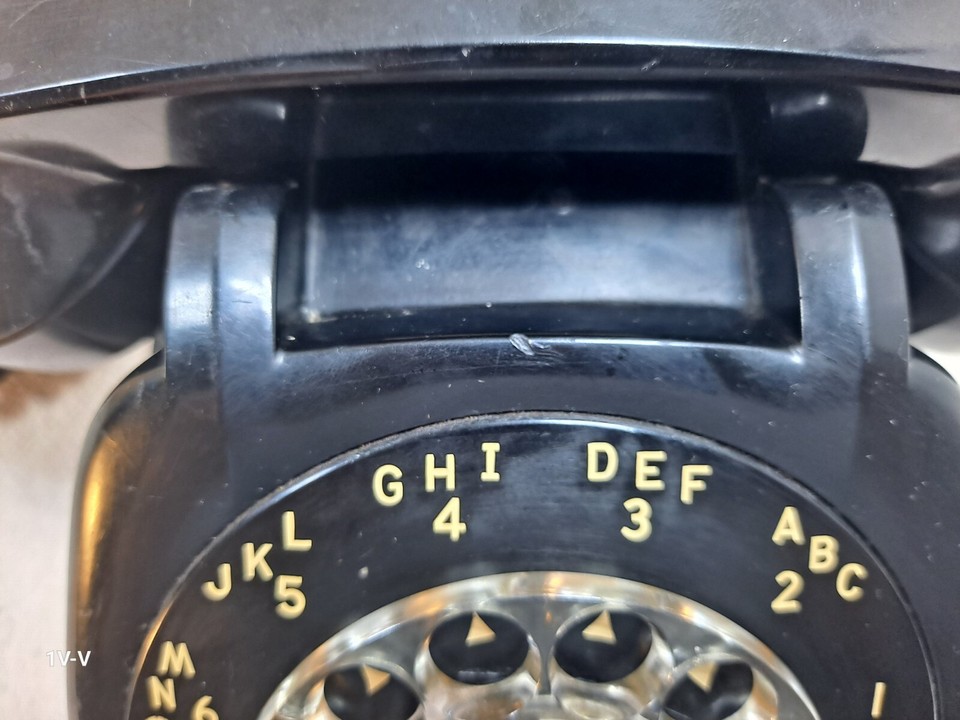 Vintage Phone 1963 Automatic Electric Monophone Blck Rotary Desk ...
