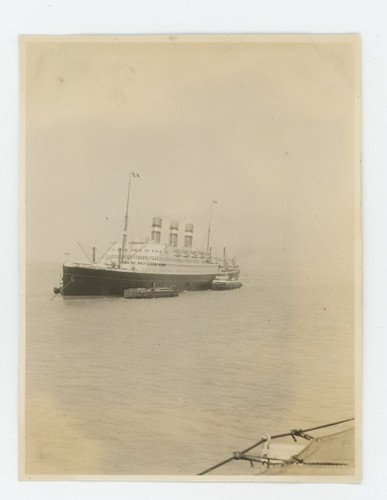 Vintage Photo SS Statendam II Ocean Liner Military Blue Riband War Port ...