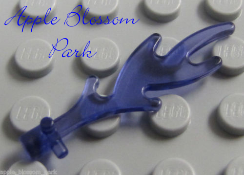 NEW Lego Translucent PURPLE FLAME - Minifig Trans Lightning Bolt Flame ...