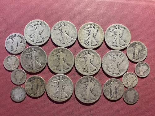 LOT OF JUNK SILVER CULLS - $6.50 FACE VALUE - 154 GRAMS | eBay