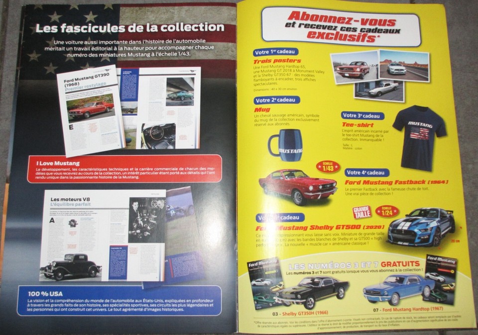 FORD MUSTANG COLLECTION Altaya 1/43 N°76 FORD MUSTANG GT CONVERTIBLE ...