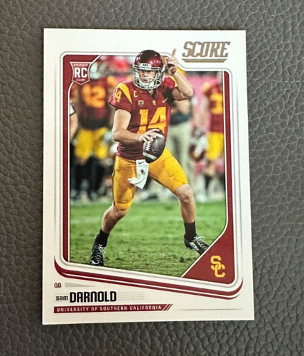 2018 Panini Score Sam Darnold #349 Rookie Card RC USC Trojans New York ...