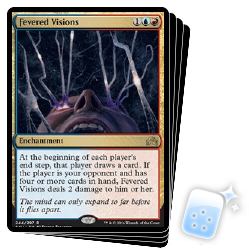 Fevered Visions X4 M/NM Magic: The Gathering MTG Shadows Over Innistrad ...