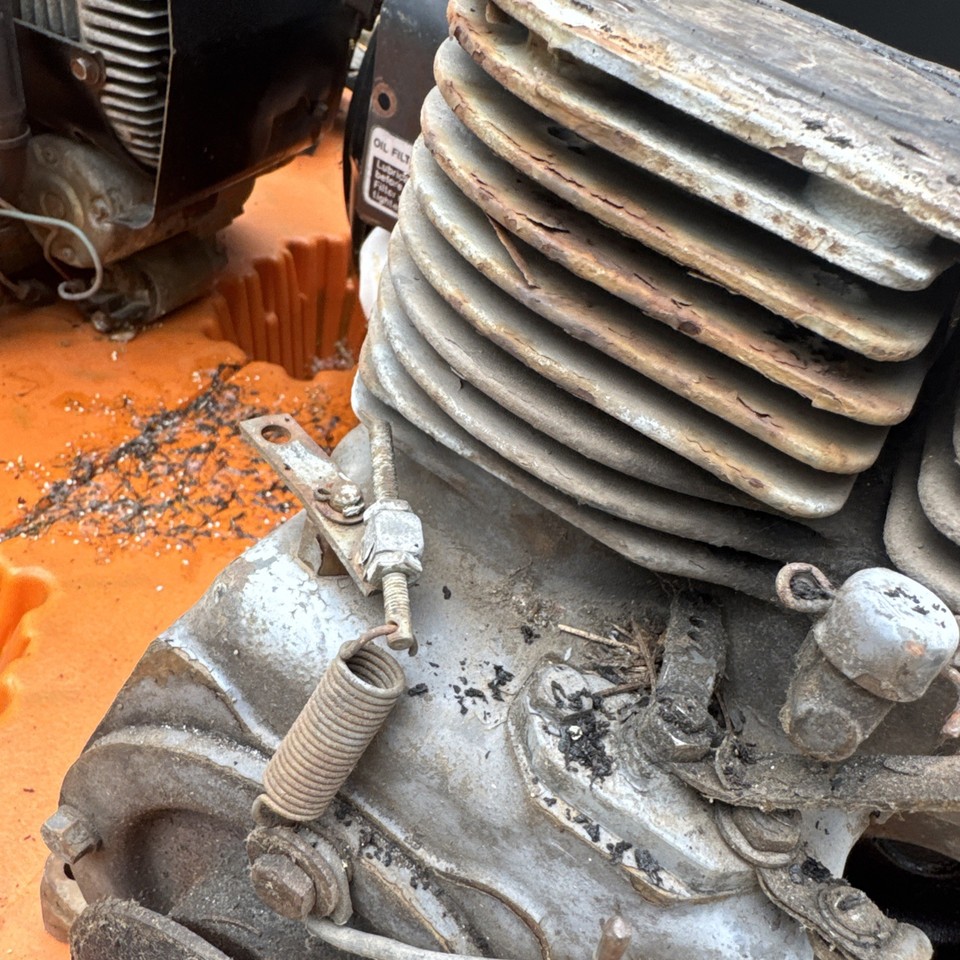 Wisconsin AKN Gas Engine Short Block Clean Bore Used Motor Tractor Part ...