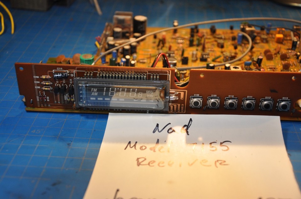 NAD Model: 7155 Receiver Replacement Parts Cir Board Part # 72-2159-0-1 ...