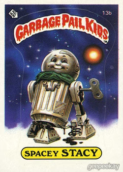 Garbage Pail Kids - OS1 - Spacey Stacy 13b Played | eBay