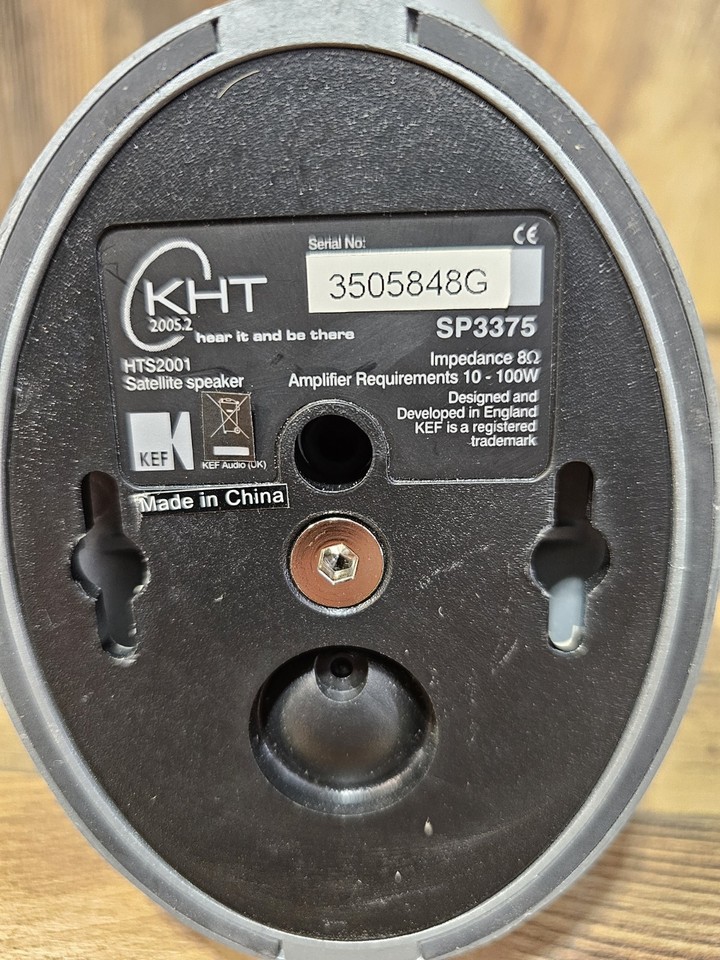 KEF HTS2001 Satellite Speaker (4 Total Available) Price Per | eBay