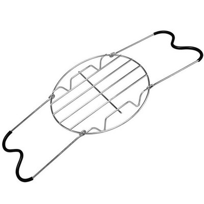 Kitchen Steam Rack Steamer Stand for Cooking Round Stainless Steel ...