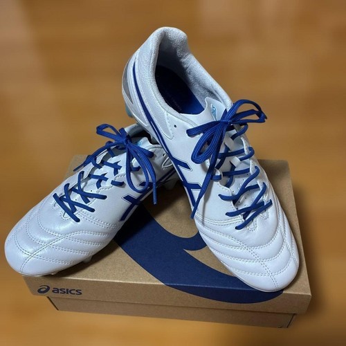Asics Soccer Spikes DS Light Pro Wide 26cm White Blue | eBay