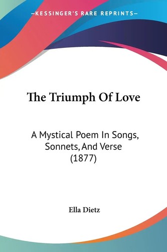 Ella Dietz | The Triumph Of Love | Taschenbuch | Englisch (2008 ...