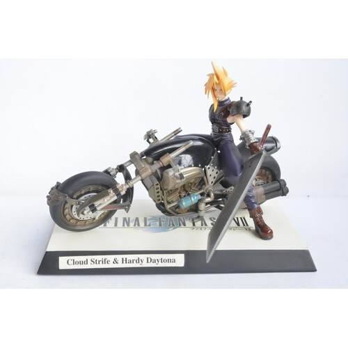 Kotobukiya Final Fantasy Ⅶ 7 Cloud Strife Hardy Daytona 1/8 Cold Cast ...