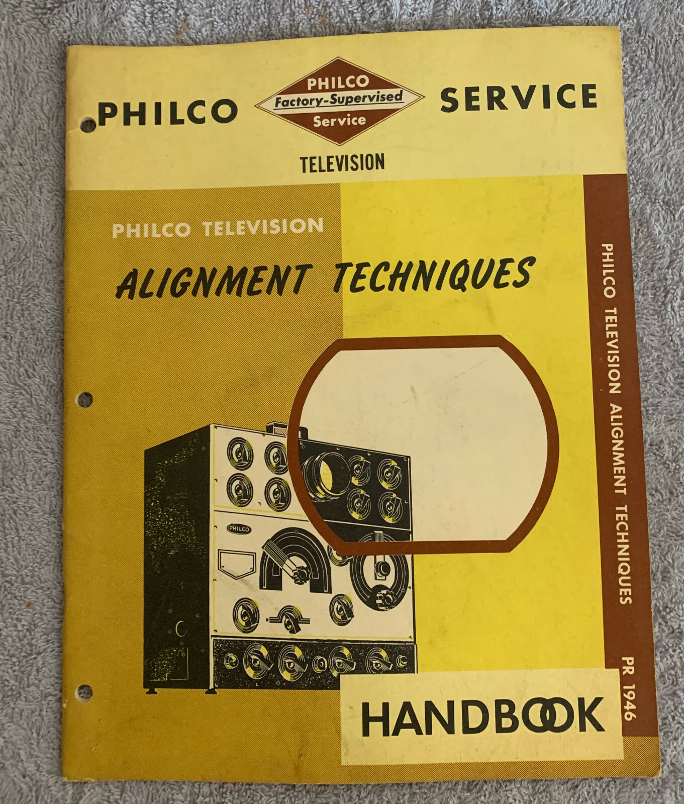 1952 Philco Service Handbook Television TV Alignment Techniques ...