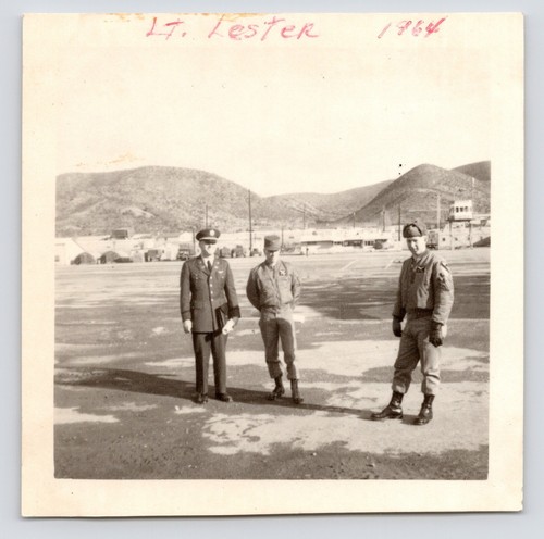 1964 Vietnam War US Army GI Lt Lester & Officers At Camp Letter Vintage ...