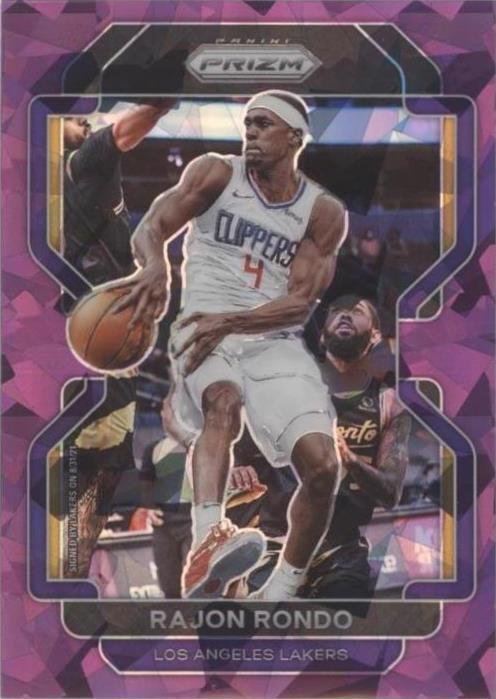 2021-22 Panini Prizm - Rajon Rondo #104 Purple Ice Prizm /149 for sale ...