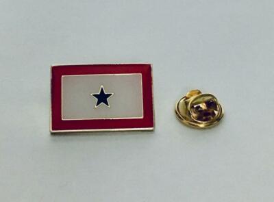 Metal Lapel Pin U.S.A Service Star Pin Emblem US Military Blue Star ...