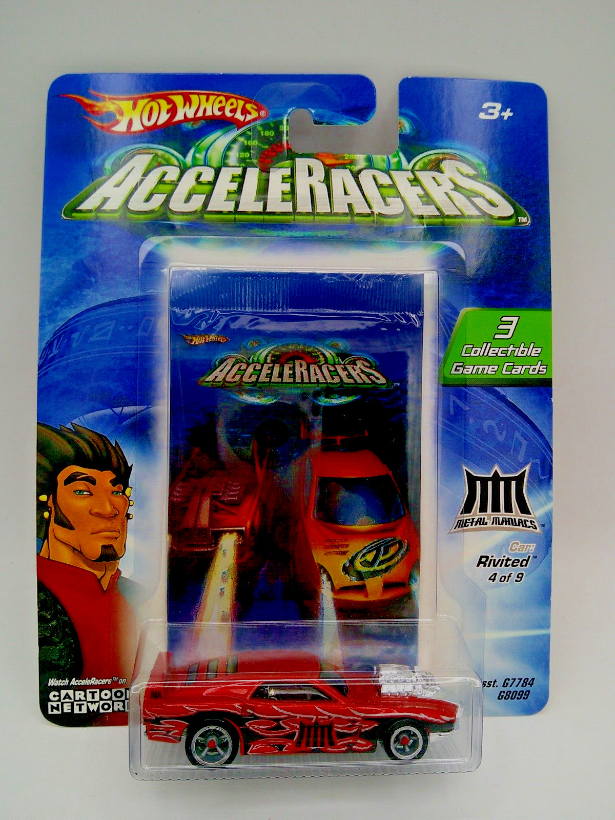 Hot Wheels ACCELERACERS Metal Maniacs RIVITED 4 of 9