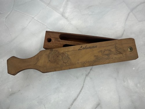 Vintage LOHMAN Wood Turkey Call Box w/ Dual Chambers Bill Harper | eBay