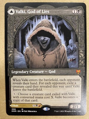 MTG 1x SHOWCASE Valki, God of Lies Tibalt, Cosmic Imposter Kaldheim ...