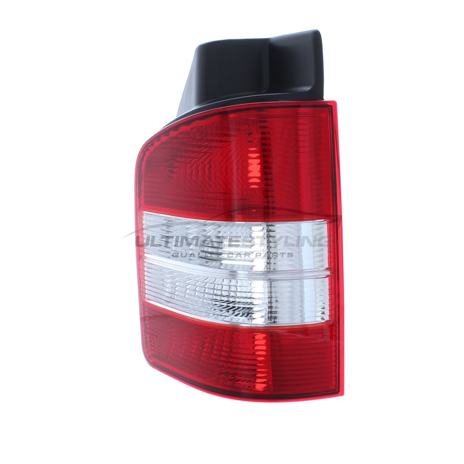 VW T5 Rear Light 2003-2010 Twin Door Clear Tail Lamp Lens Drivers Side ...