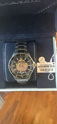 Maserati Sfida watch Automatic 44mm Open Heart R8823140002 New In Box ...