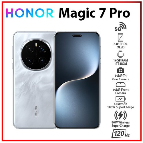 HONOR Magic7 Pro 5G 16GB+1TB GREY Dual SIM Unlocked Android Cell Phone | eBay