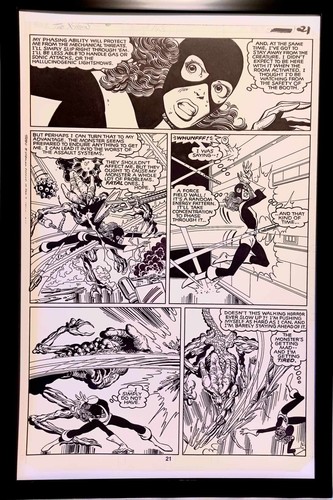 Uncanny X-Men #143 pg. 21 by John Byrne 11x17 FRAMED Original Art Print ...