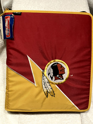 Vntg NFL Washington Redskins Mead Binder 3 Ring Zipper Notebook 1995 ...