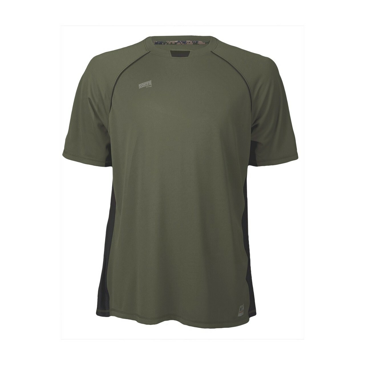 Men's Soffe XT46 Battalion Tee - OD Green with MARPAT Marines Camo ...