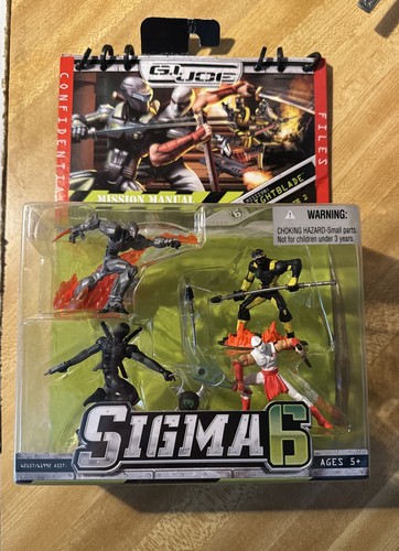 G.I. Joe: Sigma 6 - Mission: Nightblade Action Figures Pack - Hasbro ...