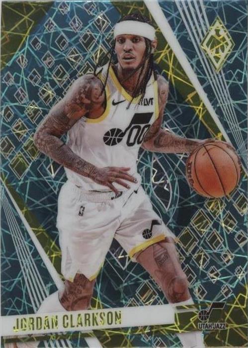 2023-24 Panini Phoenix - Jordan Clarkson #83 Teal Lazer Phoenix for ...